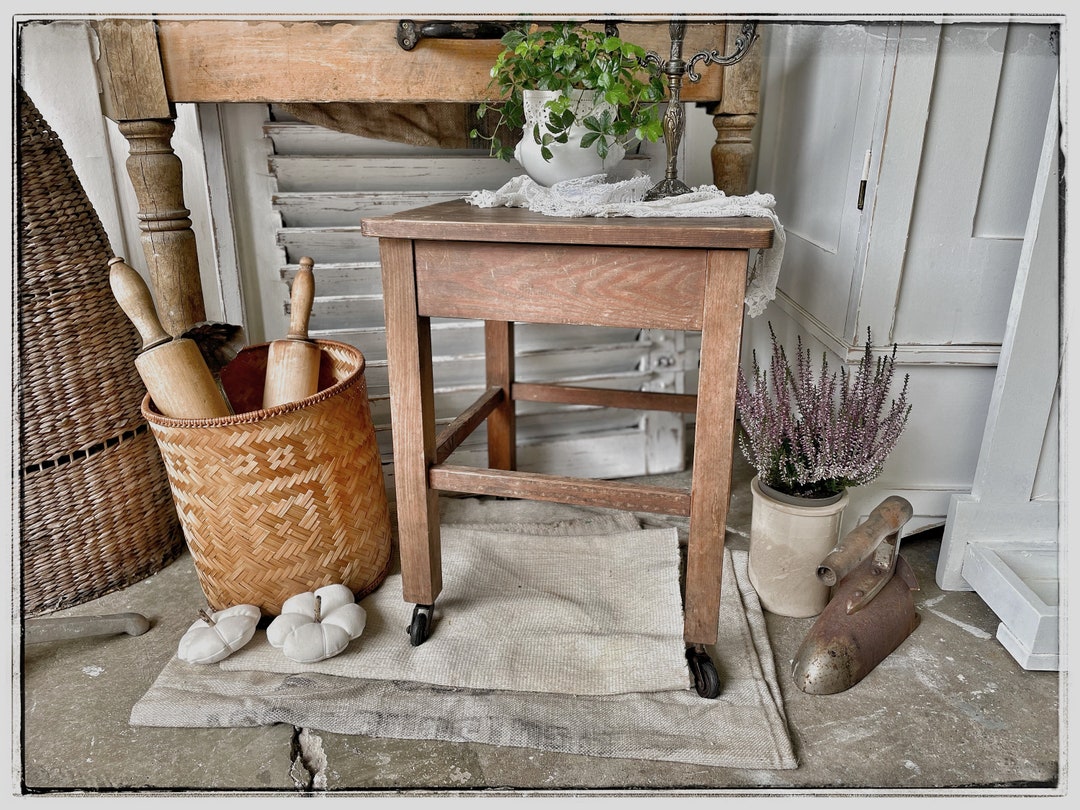 Stool, Rolling Stool, Vintage - Etsy