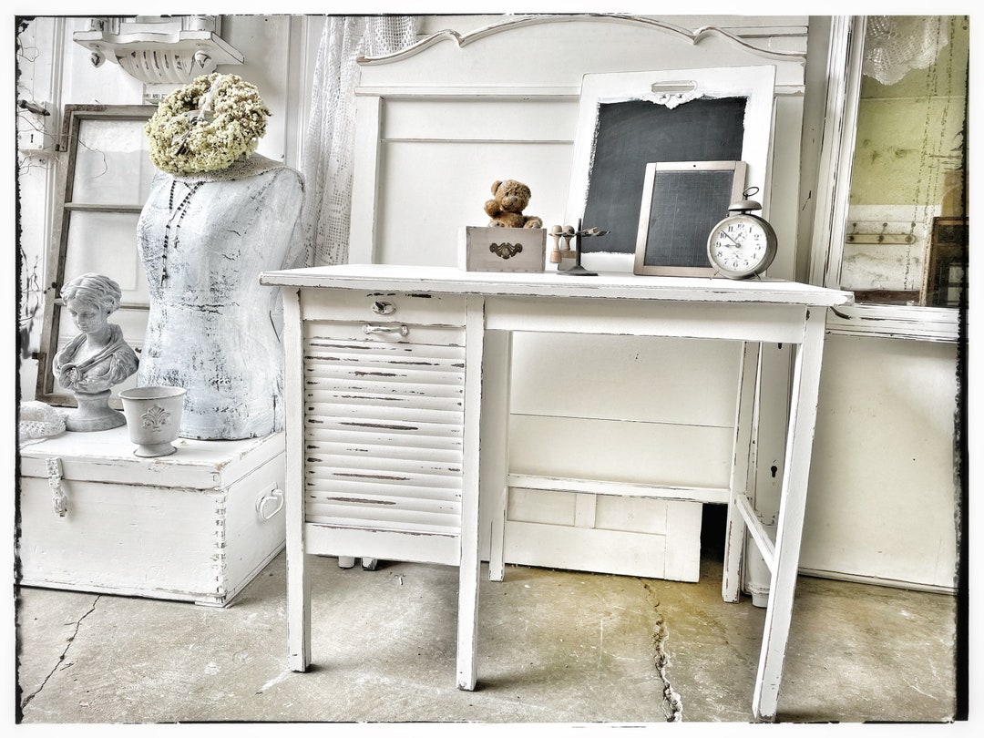 Children's Desk, Desk, Shabby Chic, Table, Vintage, Country Style ...