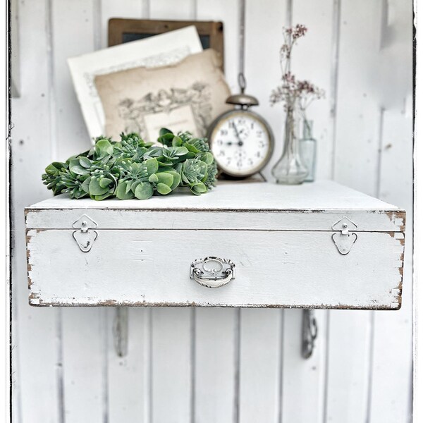Schone Wandregal Vintage Shabby Chic Ebenbild