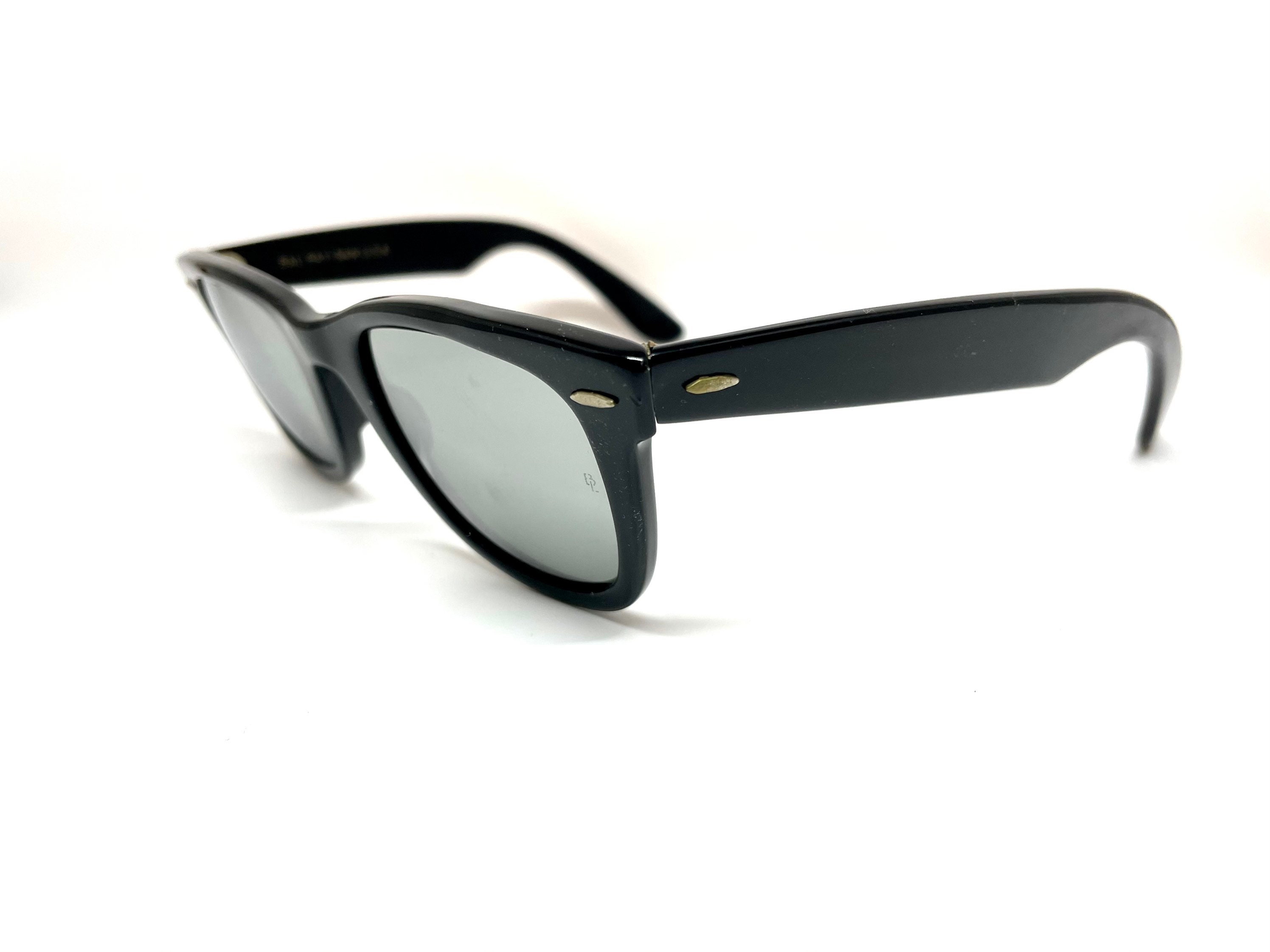 RARE USA Ray Ban B&L Wayfarer Sunglasses Full Mirrors Bl Lens 5022 ...