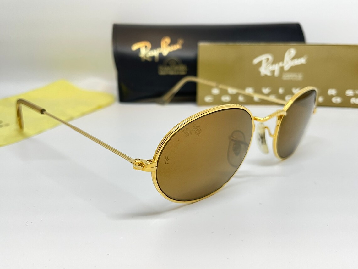 NOS Usa Ray Ban B&l Round Metal Diamond Hard Lens 3 Pair - Etsy