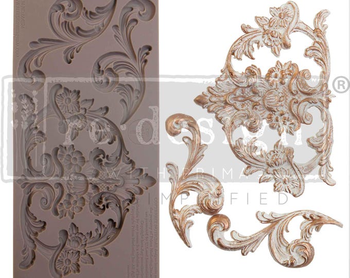 CLAIRE Mould Prima, Mold, Decor Moulds 5" X 10" X 8MM - Etsy