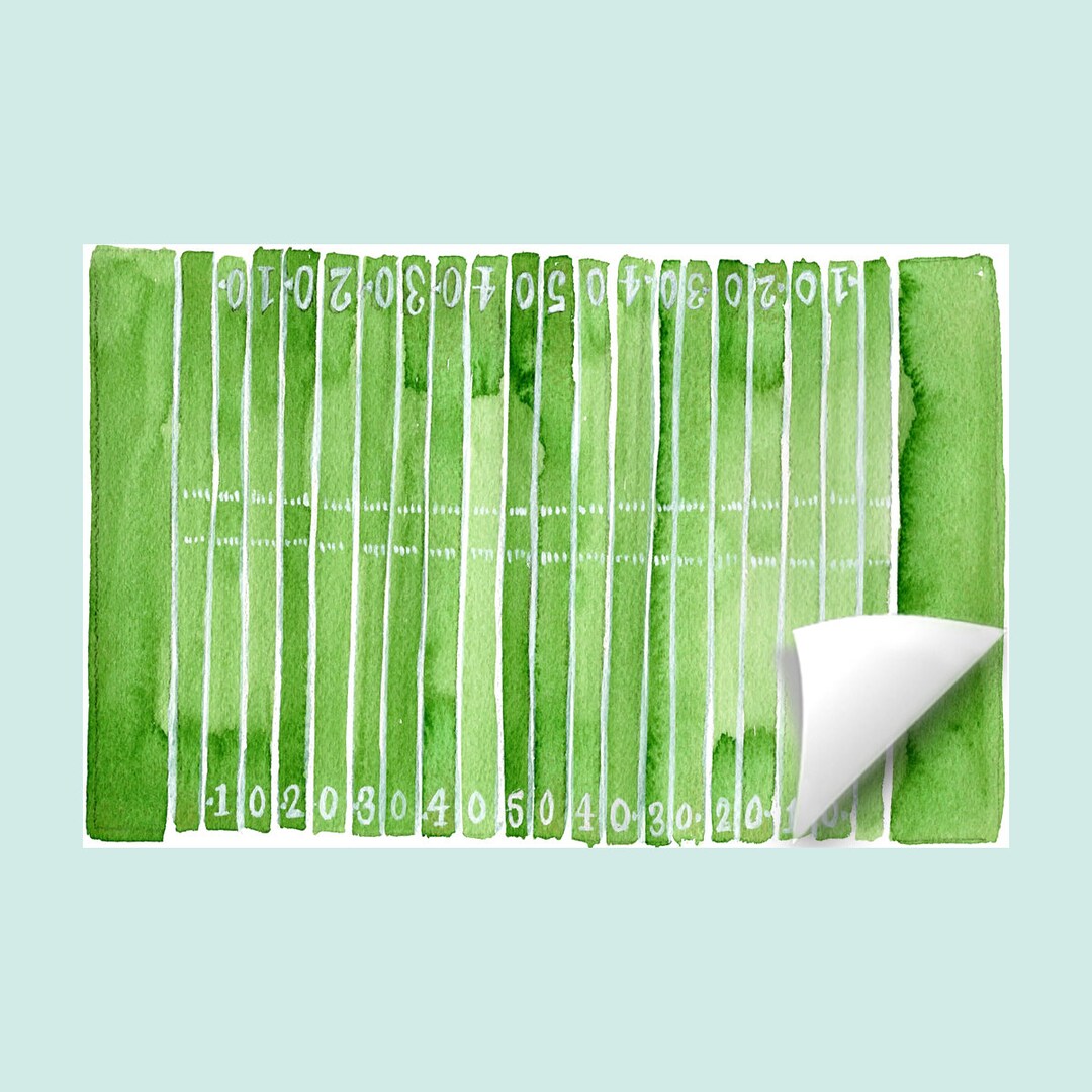 Football Field Placemat Parties & Tailgates - Etsy