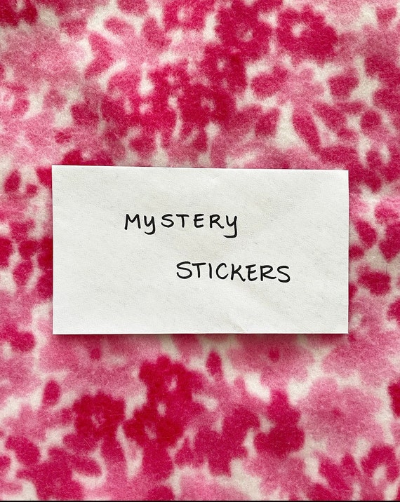 Mystery Sticker Pack 3 Stickers | Etsy