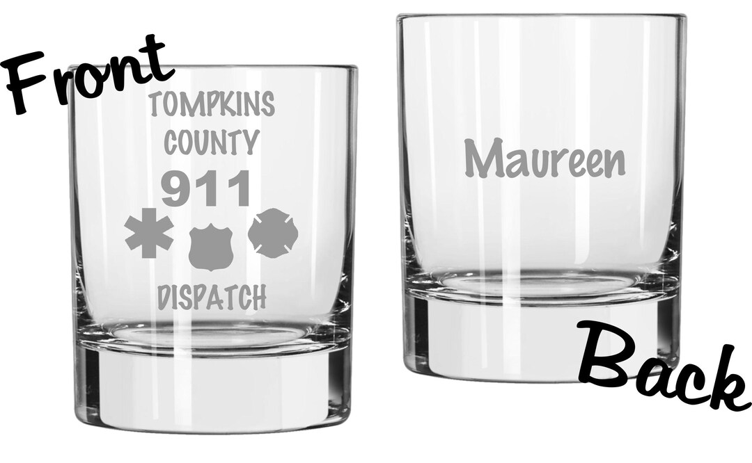 911 Dispatcher Emergency Dispatcher Glass FREE Personalization ...