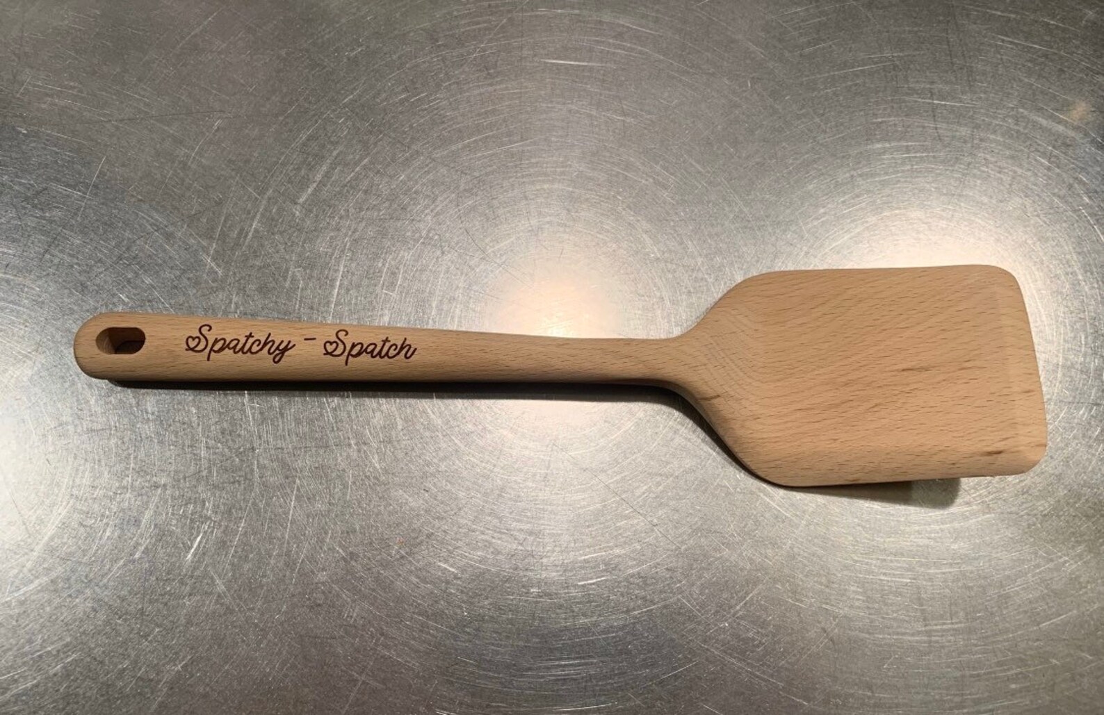 Personalized Wooden Spatula Laser Engraved Spatchy Spatch - Etsy UK