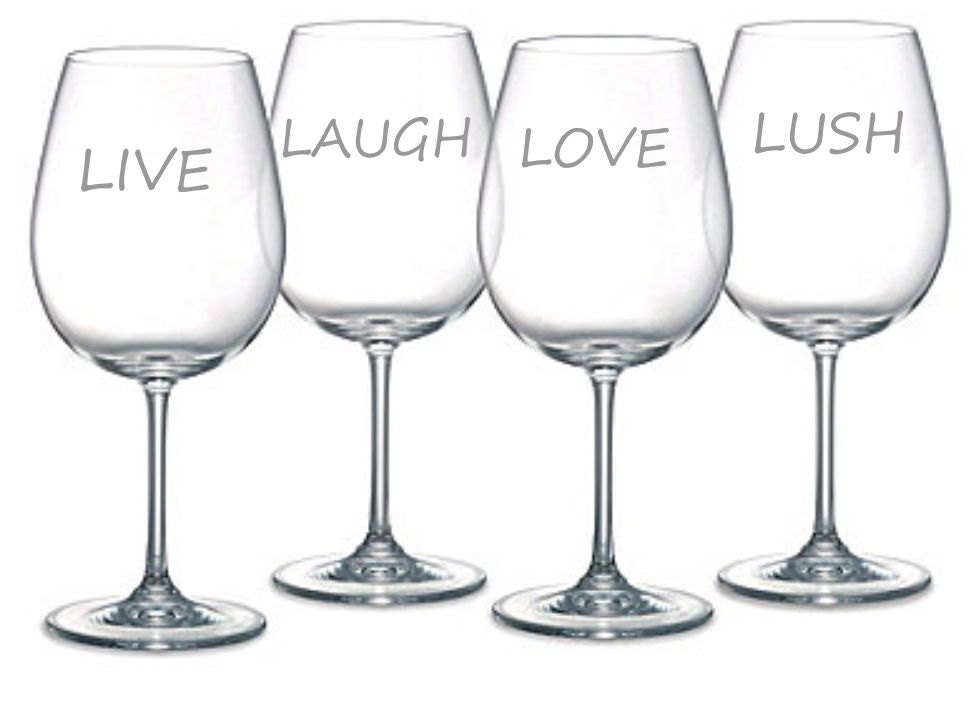 Live Laugh Love Lush Choice of Pilsner Beer Mug Pub Wine - Etsy