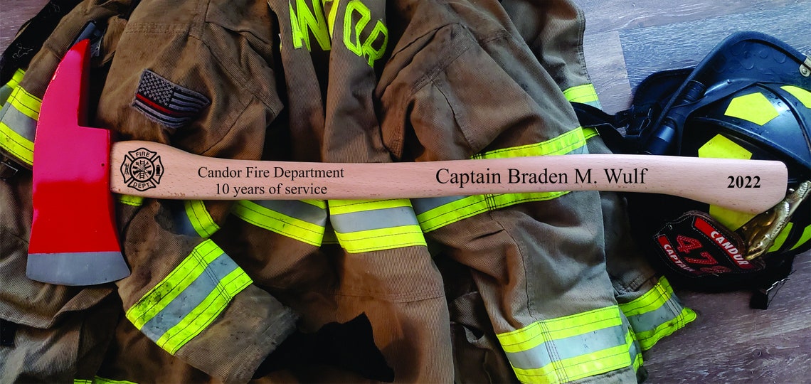 Personalized Firefighter Axe Hatchet FREE Personalization - Etsy