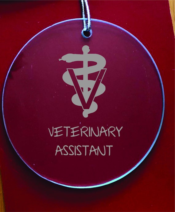 Veterinary Assistant Ornament FREE Personalization | Etsy