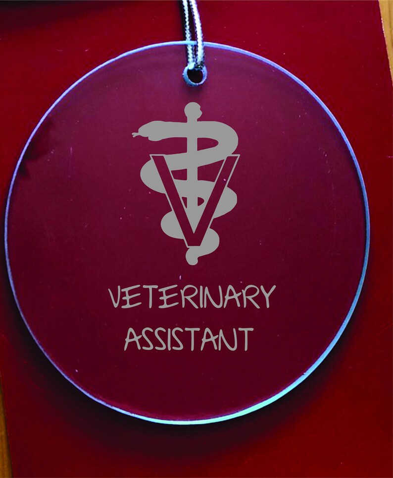 Veterinary Assistant Ornament FREE Personalization - Etsy