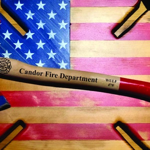 Personalized Firefighter Axe Hatchet Fire Department or Your Own FREE ...