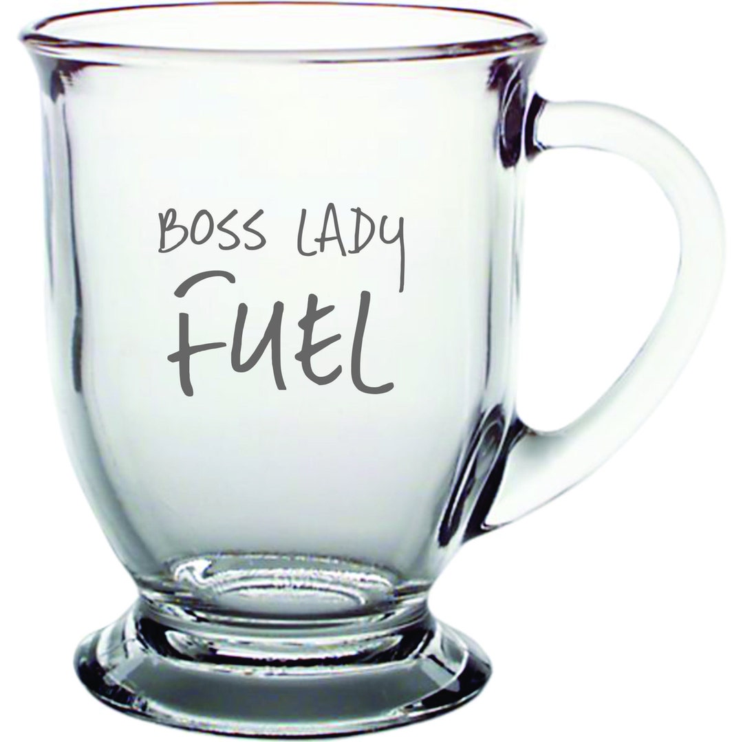 Boss Lady Fuel Glass FREE Personalization - Etsy