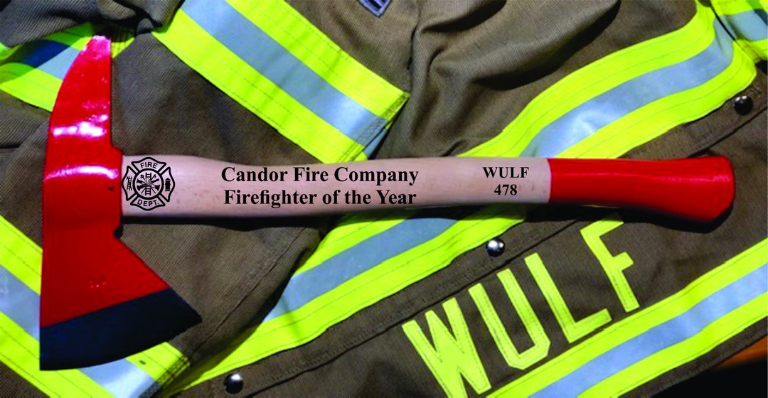 Personalized Firefighter Axe Hatchet Firefighter of the Year or Your ...