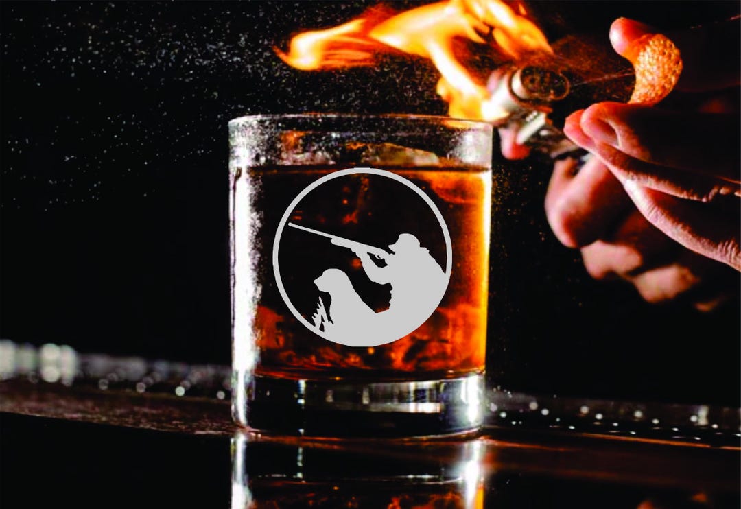 Hunting Glass, Hunting Dog, Hunter, Gun, Dog, Free Personalization, Man ...