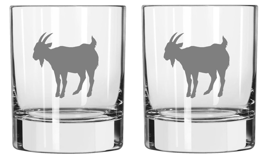 Goat Glass FREE Personalization - Etsy