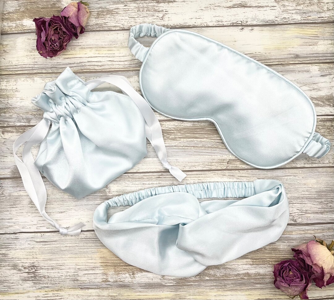 Gift Sets for Women, Silk Eye Mask Gift Set, Small Storage Pouch and ...