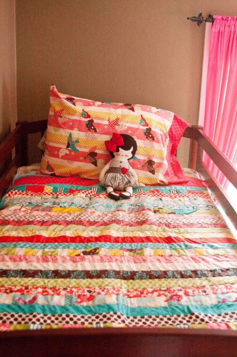 B's Big Girl PDF Quilt Pattern twin and Baby Quilt Sizes - Etsy