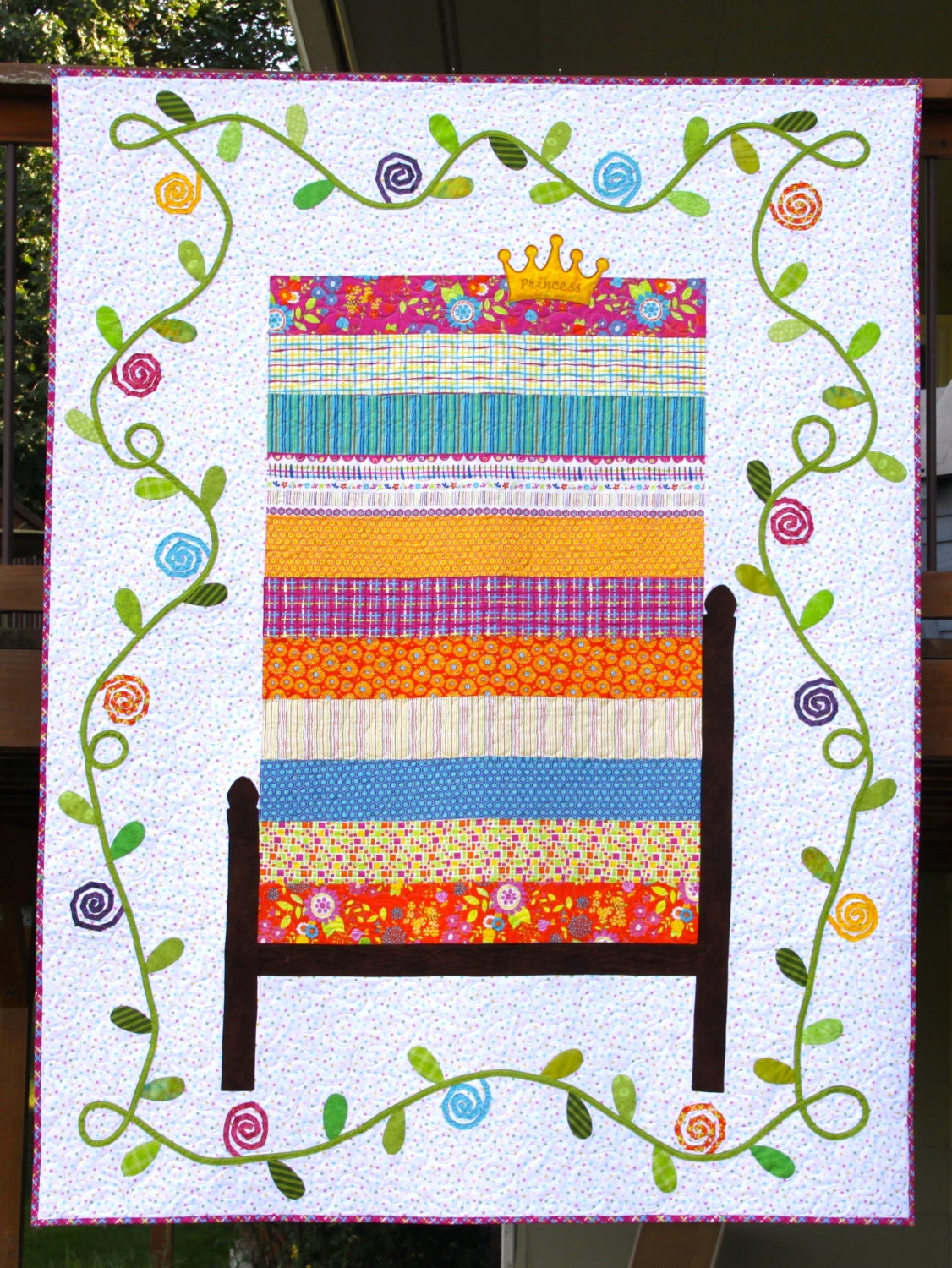 Quilt Pattern for the Princess and the Pea - Twin Size - Etsy