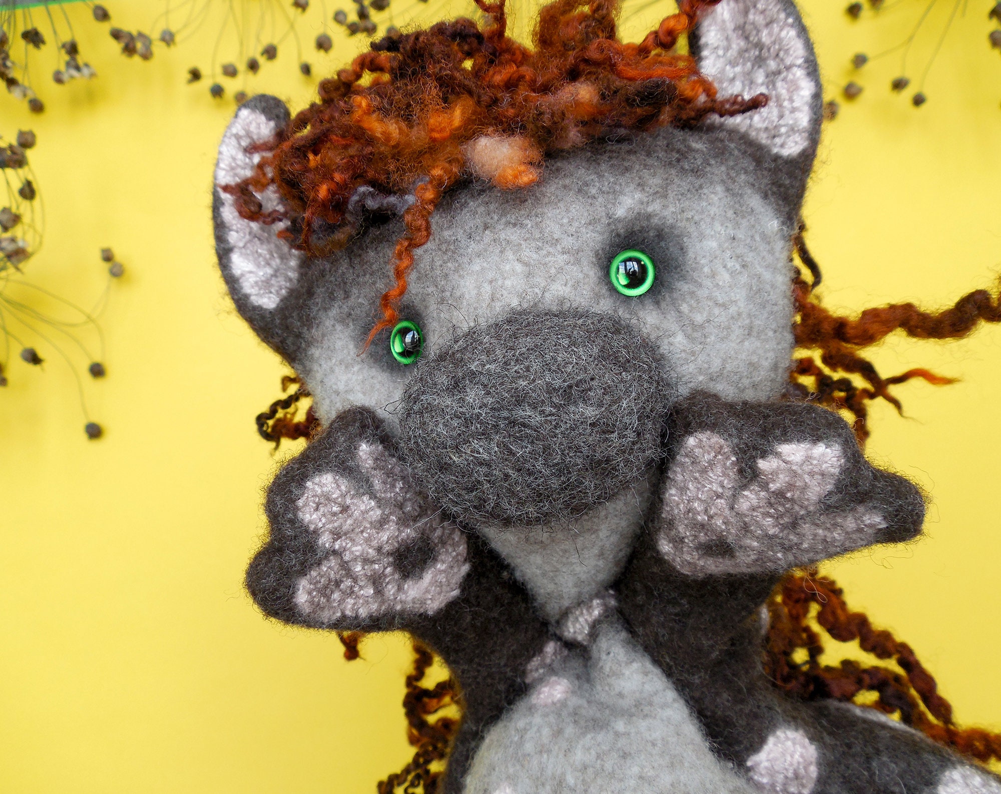 Felted Doll Bibabo. Hand Puppet Glove. Companion Toy. - Etsy