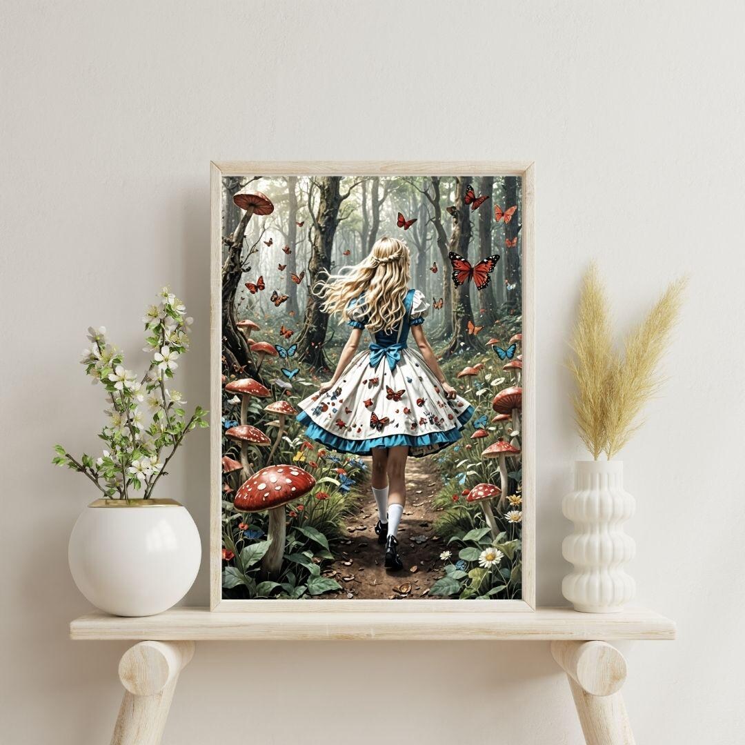 Alice in Wonderland, Printable Digital Art A1-A3 - Etsy