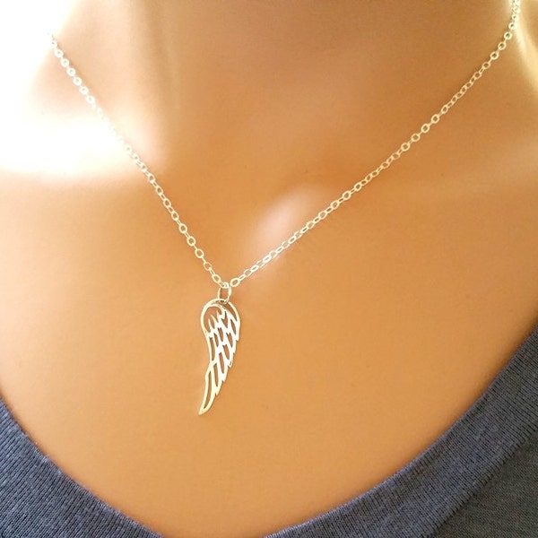 Angel Wing Necklace - Etsy