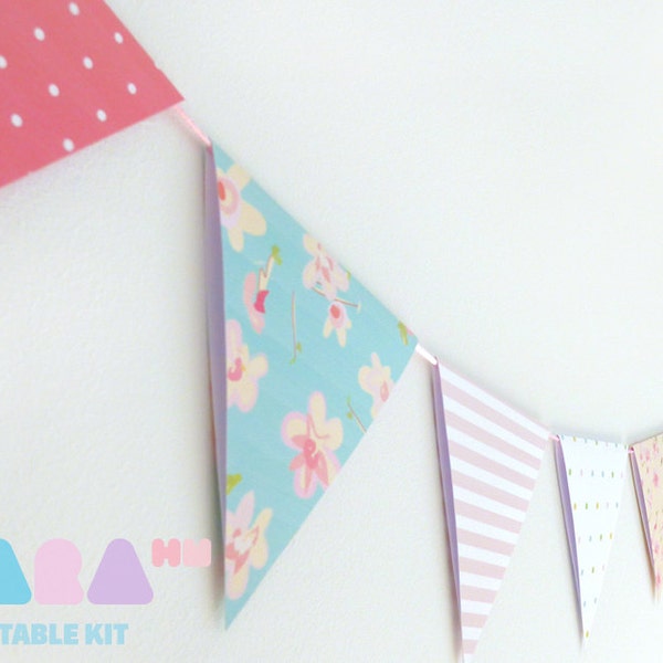 Shabby Chic Bunting - Etsy