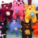 DIY Felt Pattern Cat With Patches, Fabric Cat Toy, PDF Instant Download ...