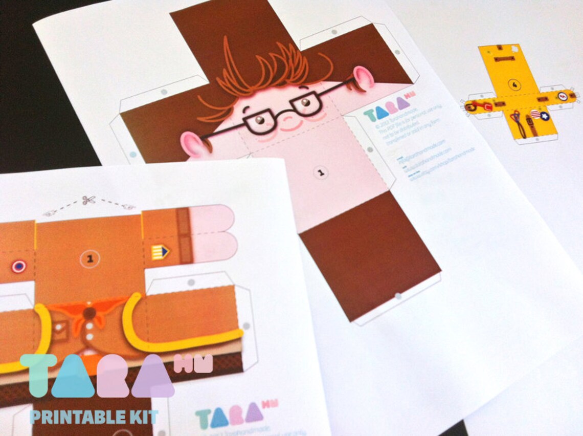 DIY Printable Cutout Dolls DIY Paper Toy, School Boy and Girl Printable ...