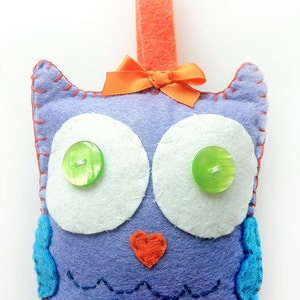 DIY Felt Pattern Owl, Fabric Owl, PDF Sewing Pattern, Instant Download ...