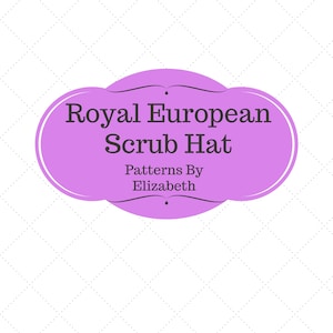 Royal European Style Scrub Hat - Etsy