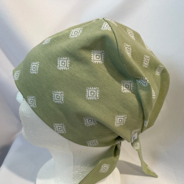 Tie Back Scrub Hat - Etsy
