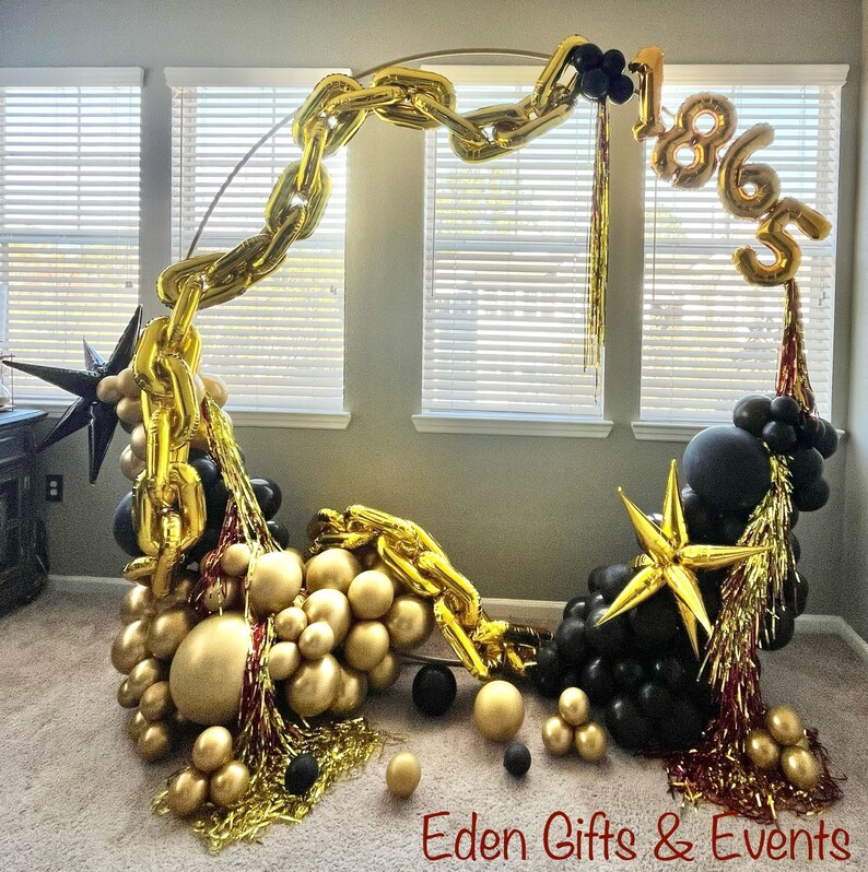 Customizable Shimmer Fringe Metallic Garland Party Decor by Eden Gifts ...