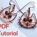 Cute Cat Earrings Tutorial Wire Jewelry Tutorial Instant PDF | Etsy