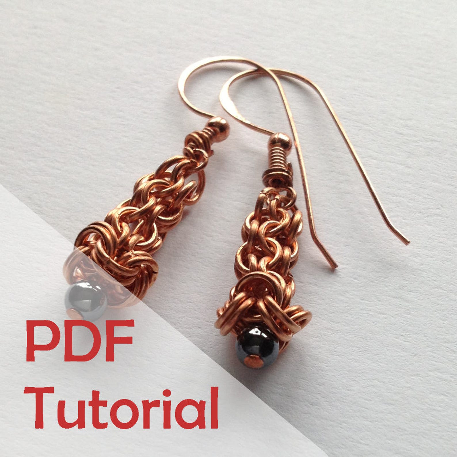 Chainmaille Drop Earrings Tutorial, Chain Mail Jewelry Tutorial ...