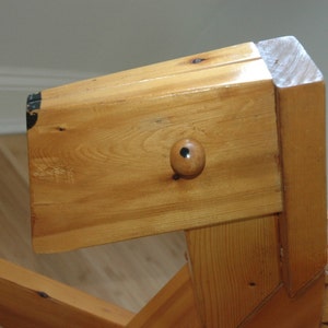 VINTAGE Rocking Dog Wood Craftsman Children's Primitive High Quality ...