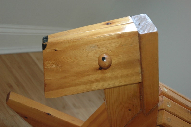 VINTAGE Rocking Dog Wood Craftsman Children's Primitive High Quality ...