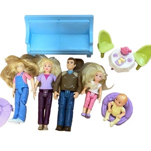 Fisher-price Loving Family Dream Dollhouse With Caucasian Family 2012 and 50 Accesories - Etsy