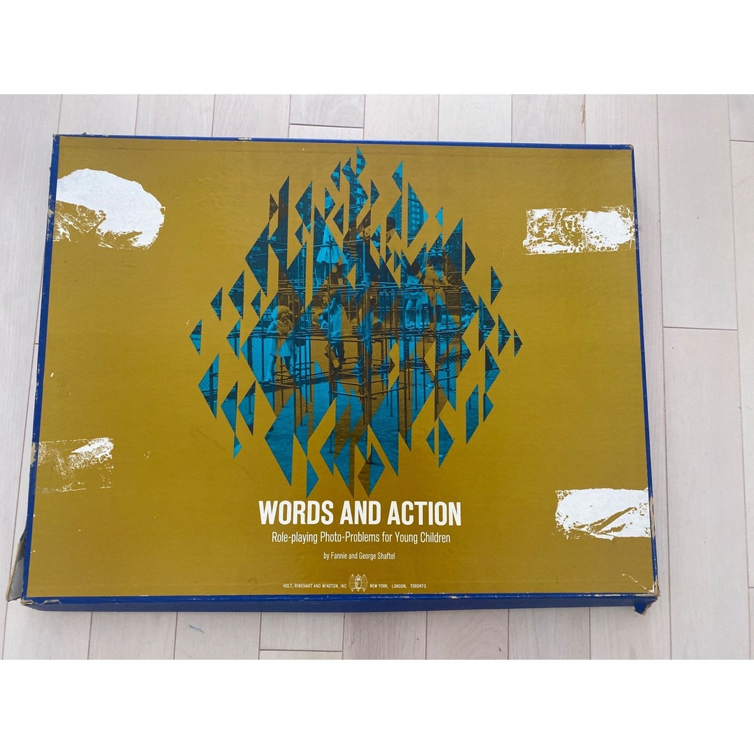 Vintage WORDS AND ACTION Role Playing 1967 Fannie George Shaftel - Etsy