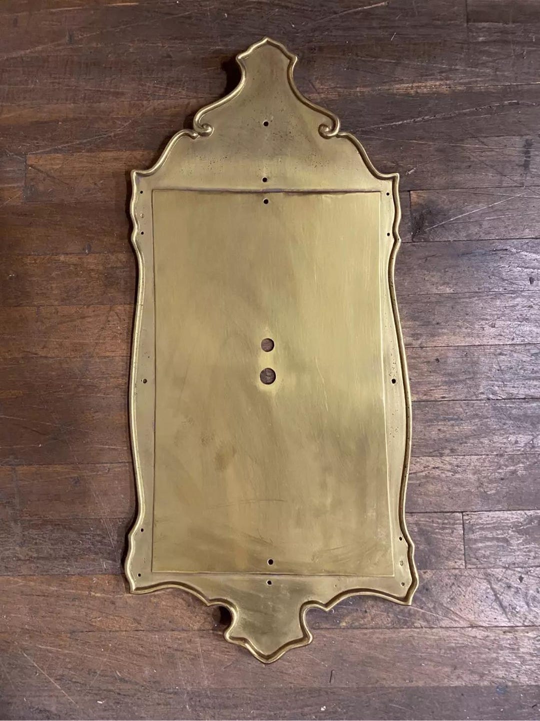 Vintage Solid Brass Colonial Style Sconce Plate Base - Etsy