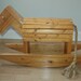 VINTAGE Rocking Dog Wood Craftsman Children's Primitive High Quality ...
