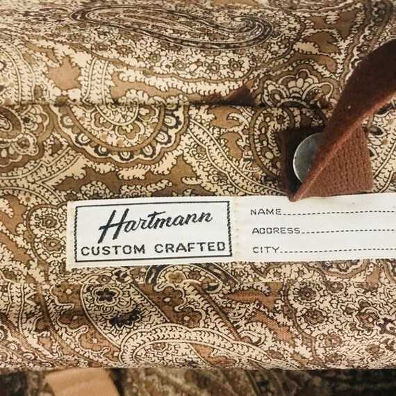 Hartmann Vintage Tweed Suitcase with Garment Hanger - Gem