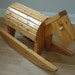 VINTAGE Rocking Dog Wood Craftsman Children's Primitive High Quality ...