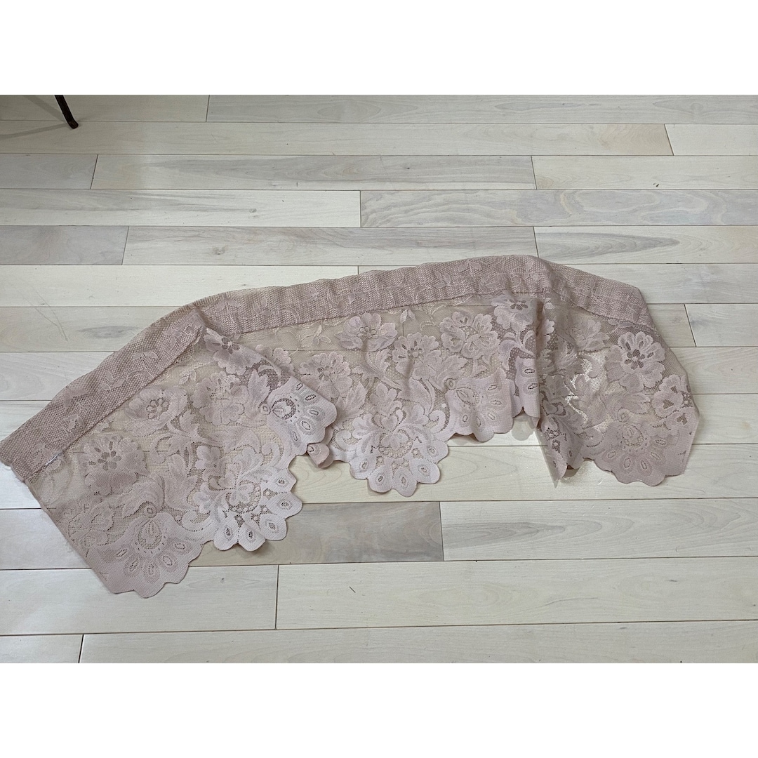 Vintage Embroidered Floral Window Curtain Valance Dusty Rose 49 X 16 - Etsy