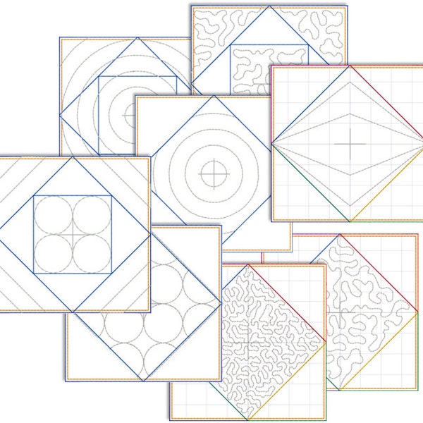 In the Hoop Quilt Blocks - Etsy