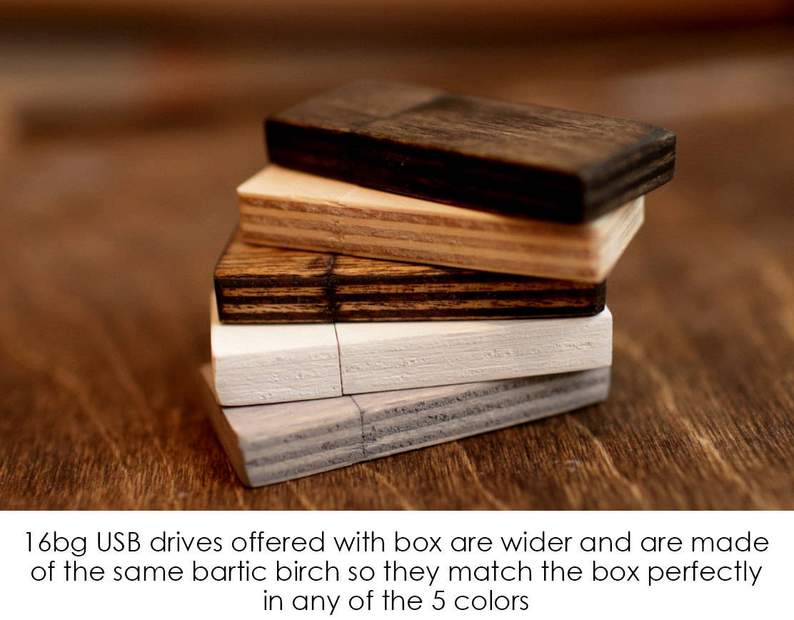 10x10 - 4x6 and USB Wood print box - space for a 10x10 album and 4x6 ...