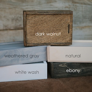 5x7 Wood Print Box With Enough Space for 5x7 Prints - Etsy