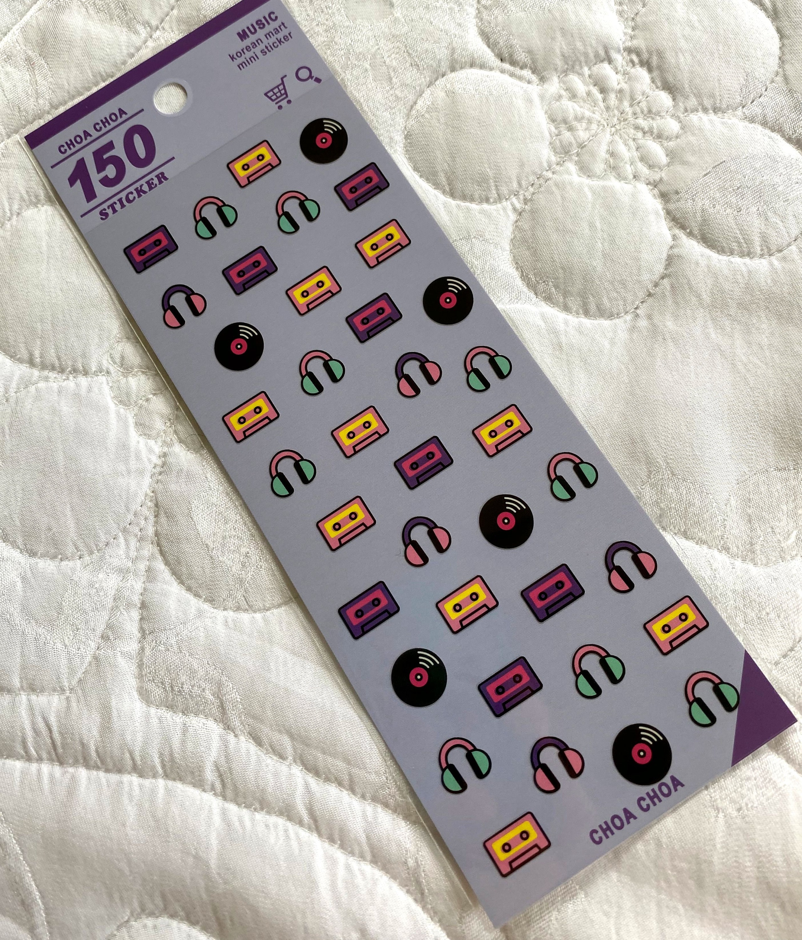 Kawaii Sticker Sheet: Choa Choa Korean Mart Mini Sticker Retro | Etsy