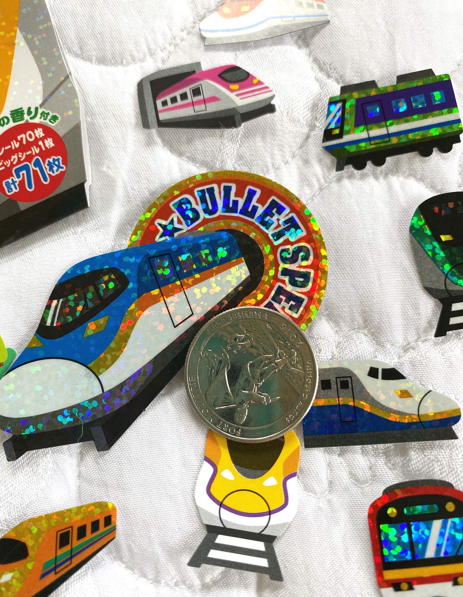 NOVELTY Japan Sticker Flake Mind Wave SHINKANSEN Play Mini | Etsy