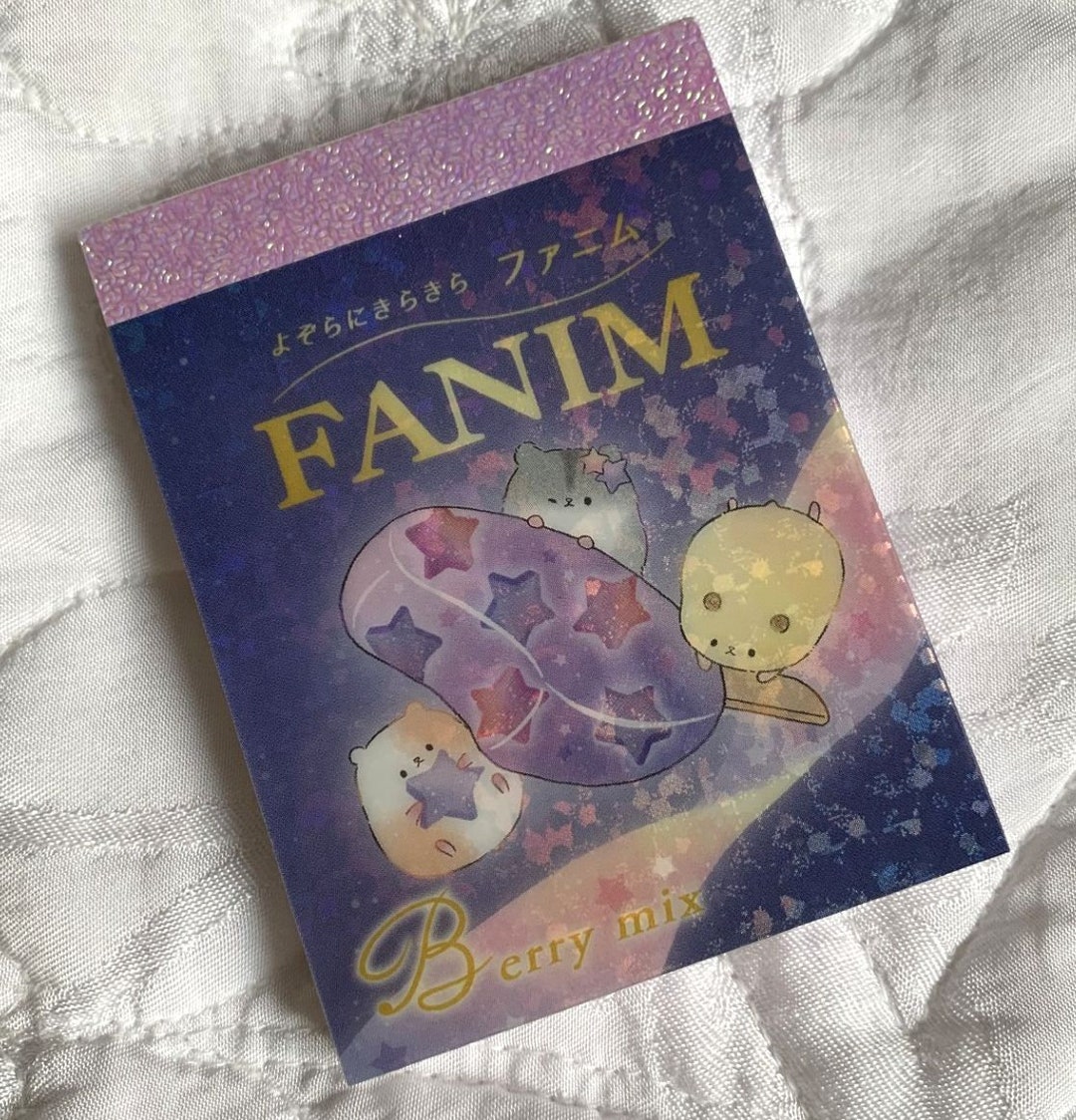 Kawaii Japan Holographic Cover Mini Memo Notepad: Crux FANIM Like ...