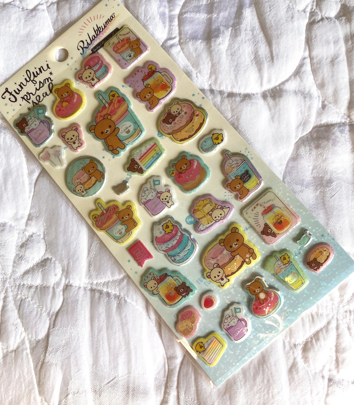 Kawaii San-x Japan Sticker Sheet: Funi Funi Pearl Prism - Etsy